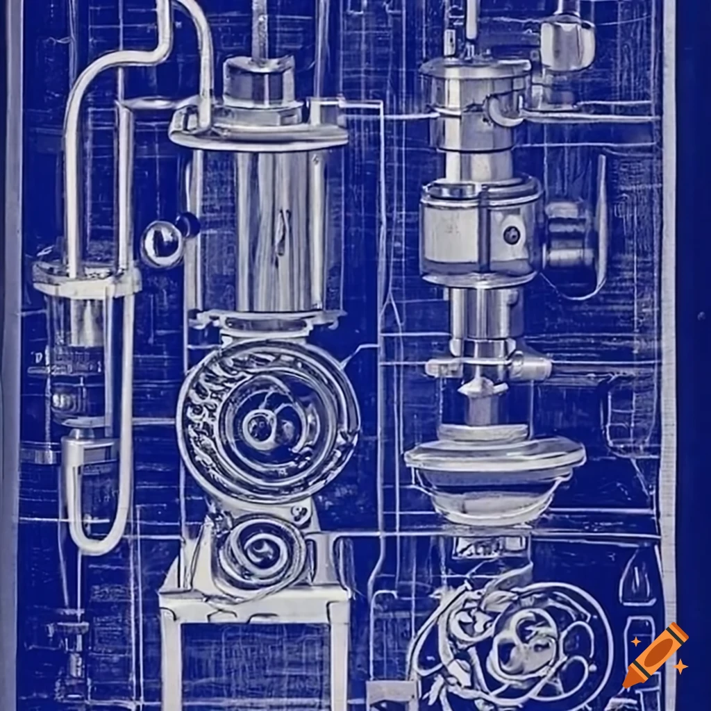 Motorized manual coffee grinder blueprint with drill attachment on Craiyon