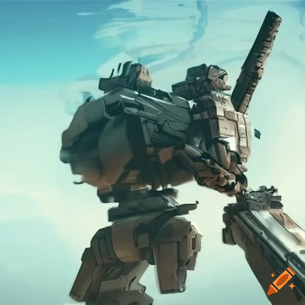 Hybrid mech artwork on Craiyon