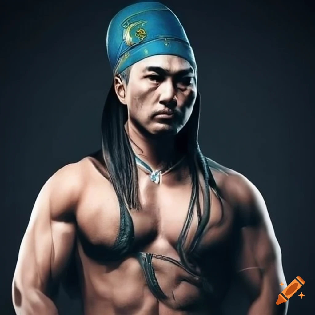 Kazakh strong men on Craiyon