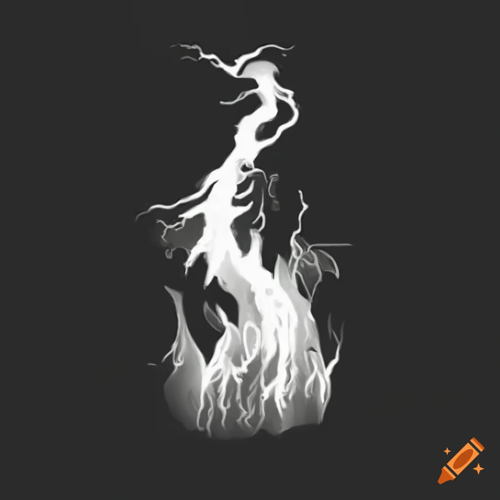 World of fire and lightning on Craiyon