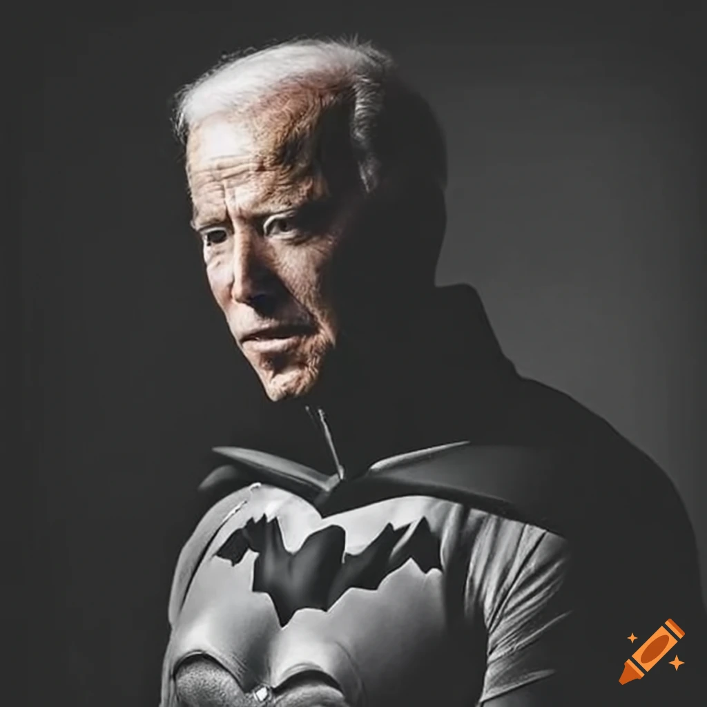 Joe biden in a batman costume on Craiyon