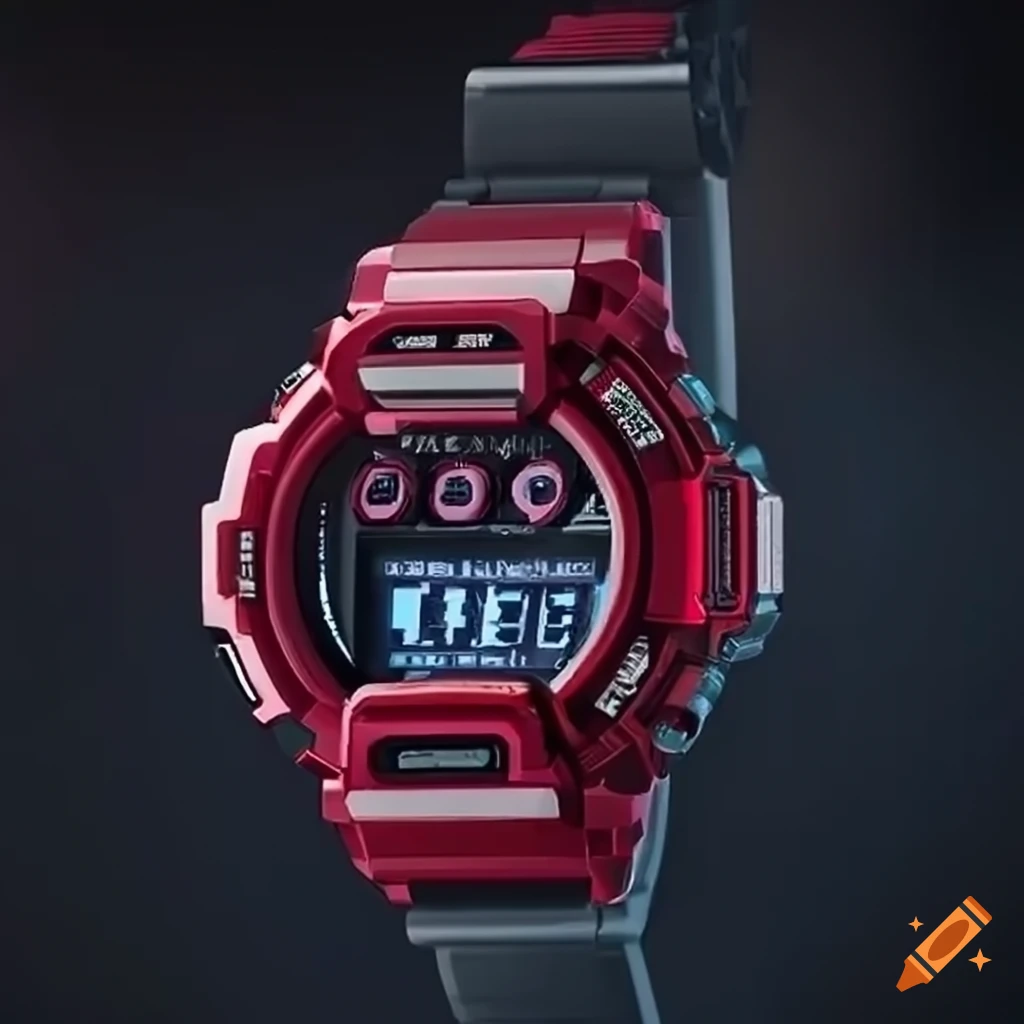 Futuristic G-Shock GBDH2000 inspired by technology and cyberpunk on Craiyon
