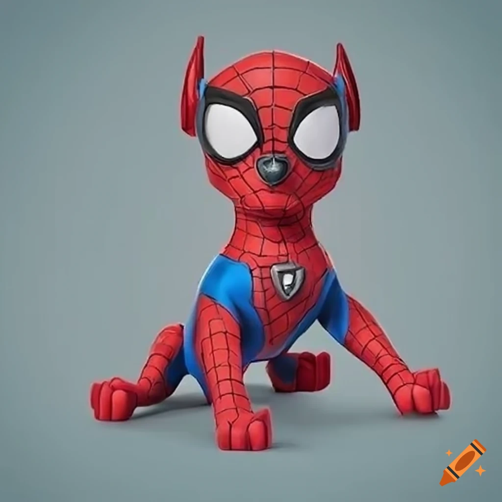 Spider man as paw patrol on Craiyon