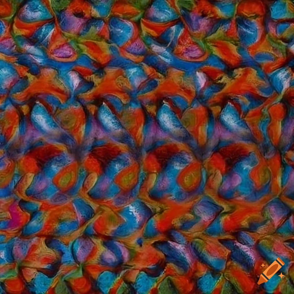 Abstract patterns on Craiyon