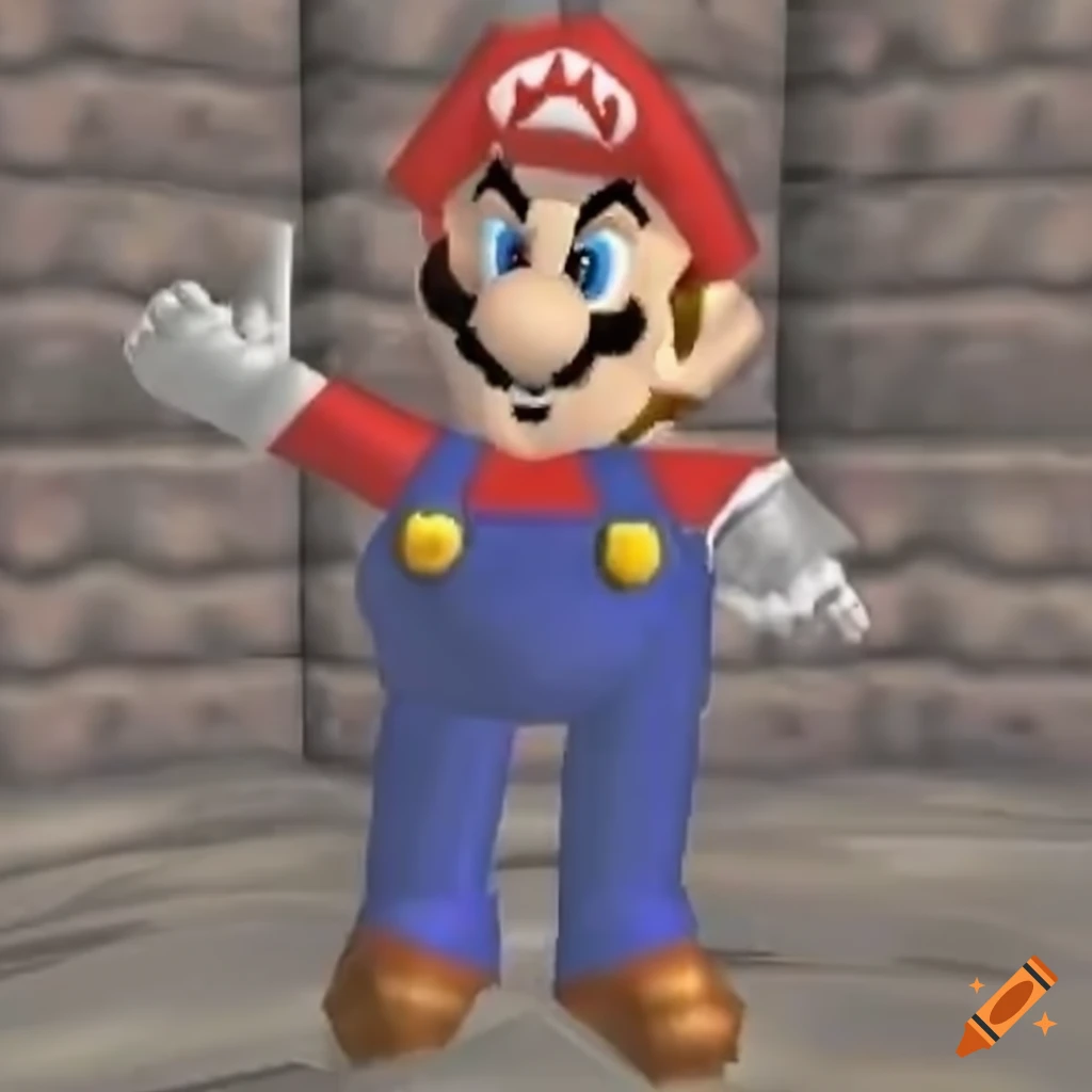 Super mario 64 ds on Craiyon