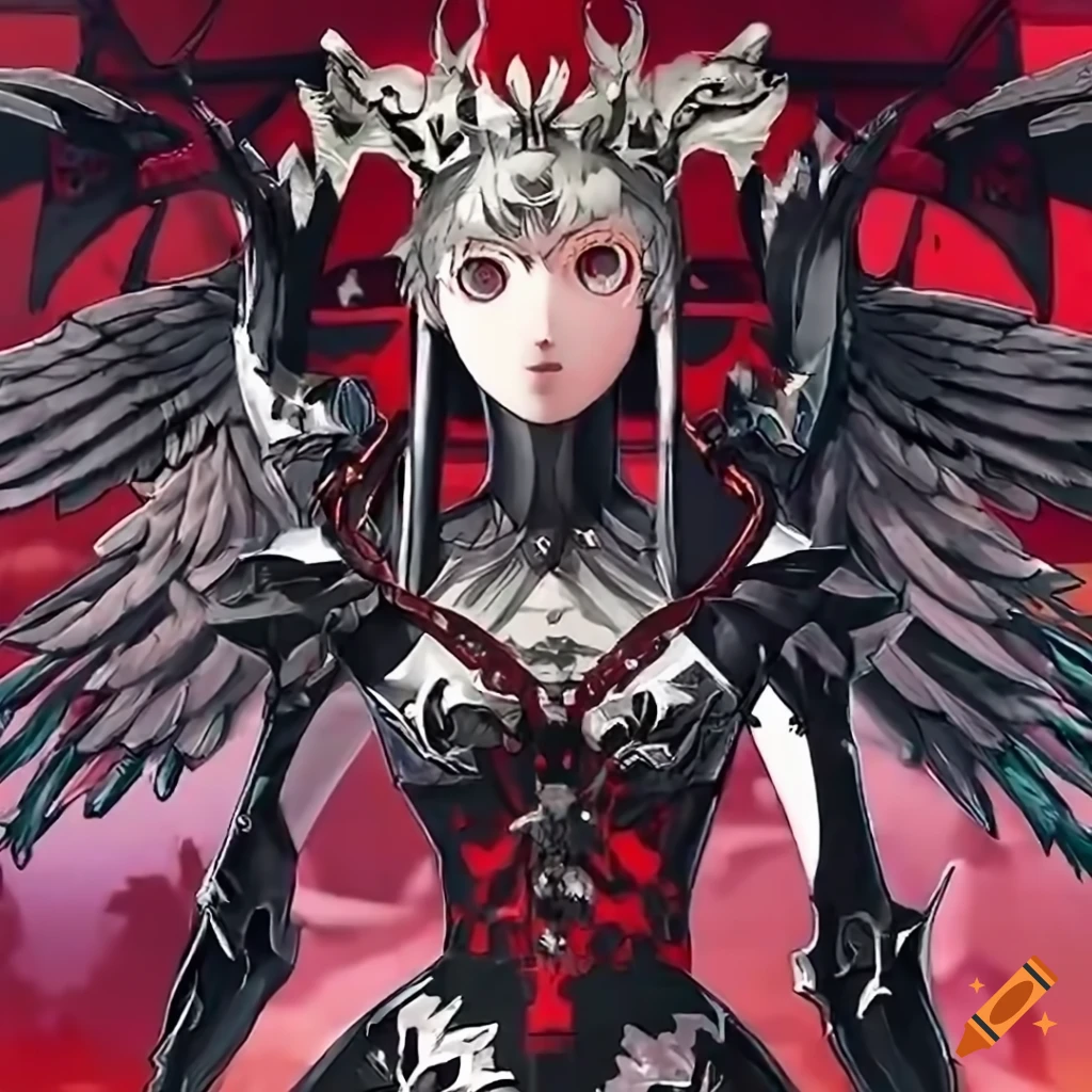 Warmaster vampire queen in colossal cleric armor and tribal outfit ...