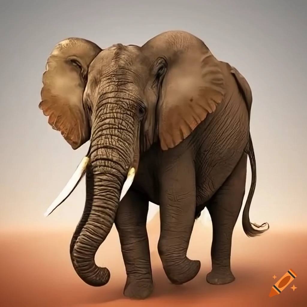 Elephant on Craiyon