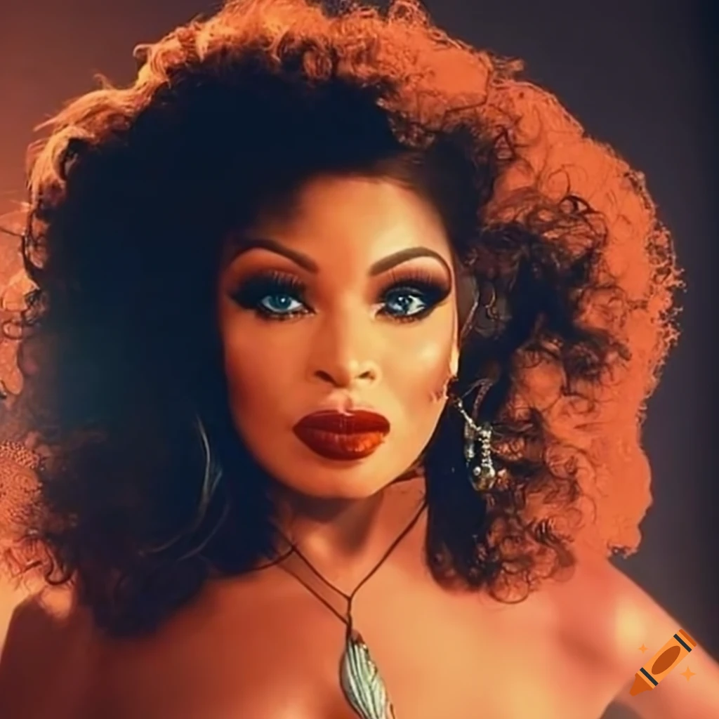 Portrait of Iris Chacon, a black Puerto Rican woman on Craiyon