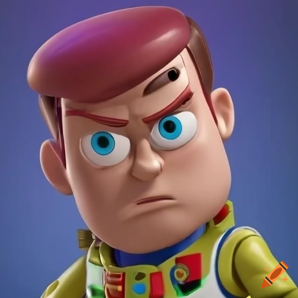 Toy story angry character on Craiyon