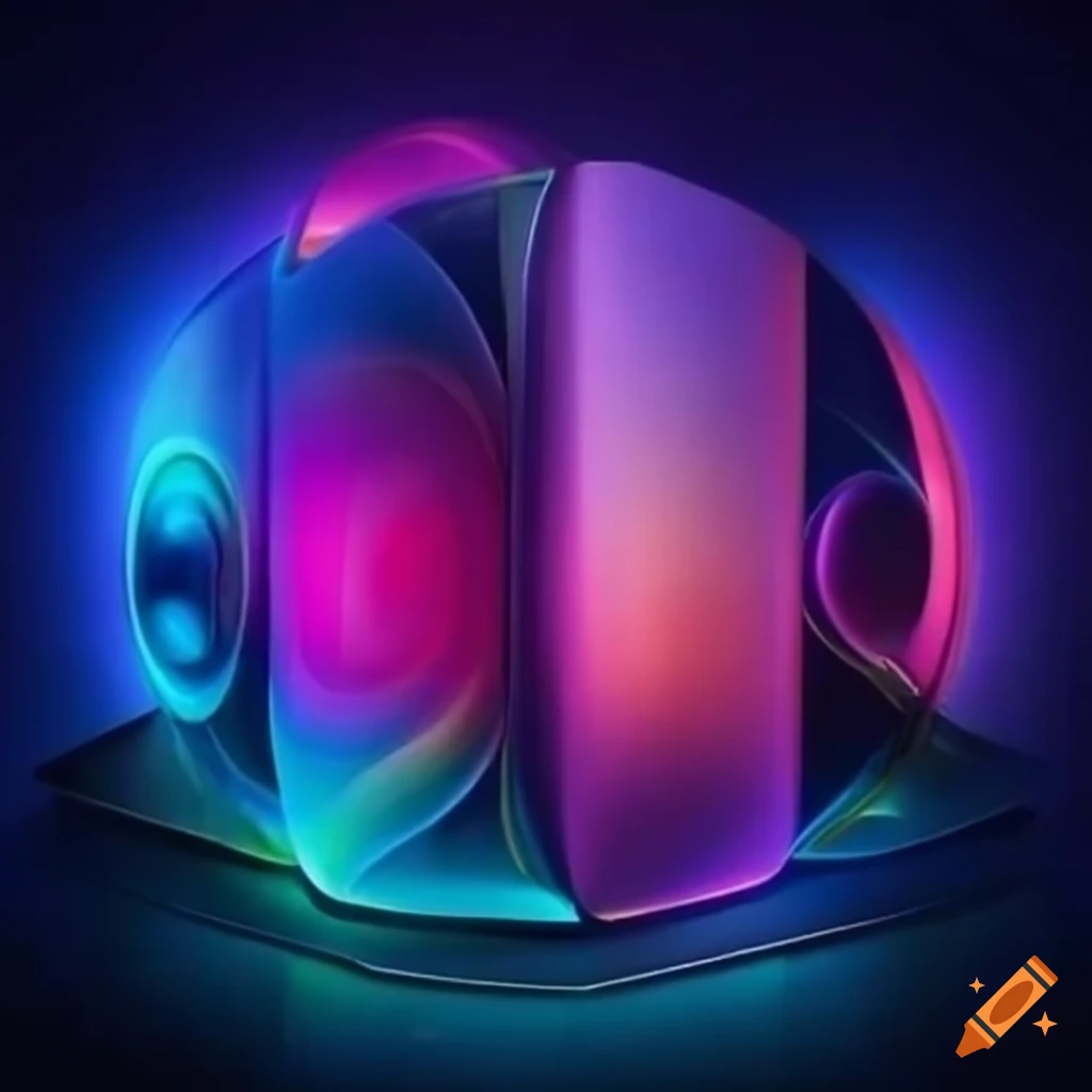 Futuristic computer with new technologies and glamorous effects on Craiyon