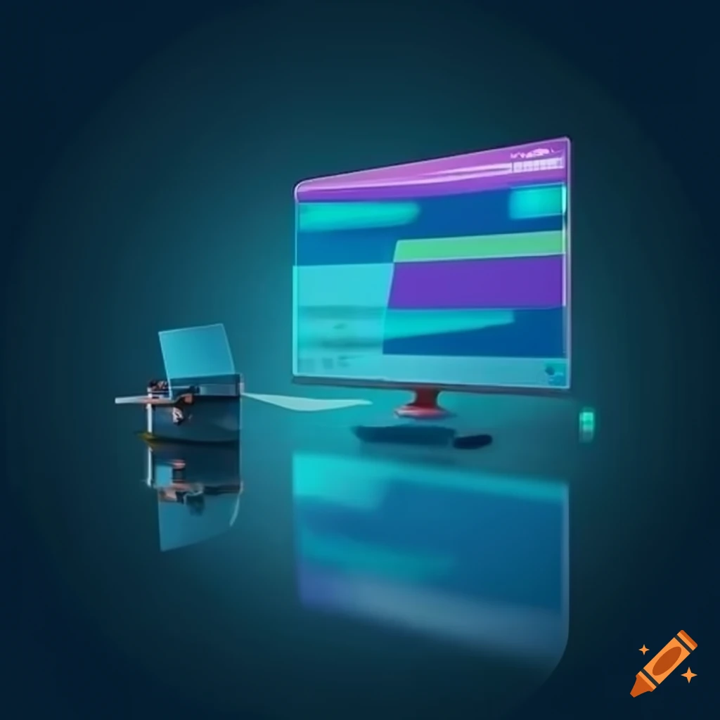 Banner for creative software solutions on Craiyon