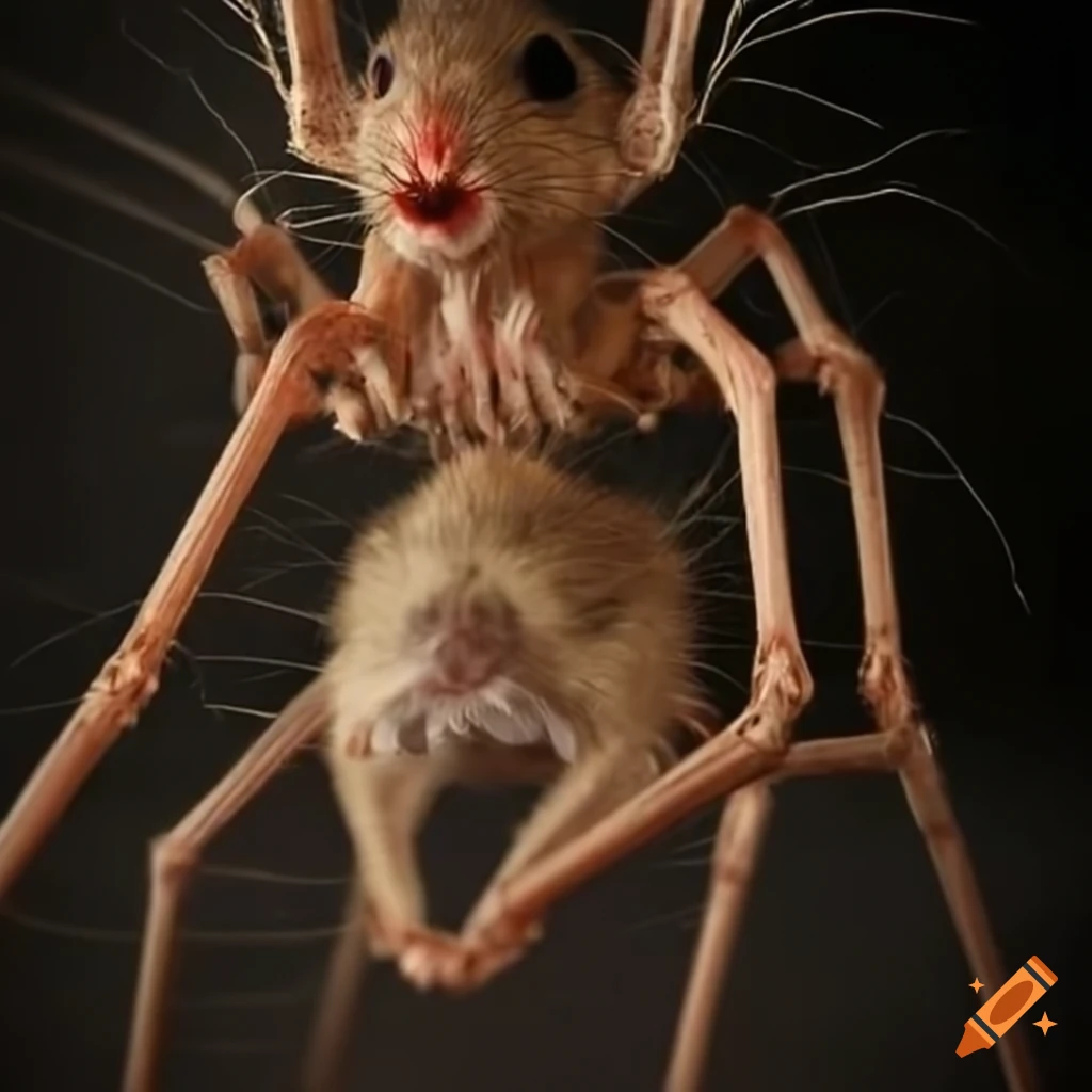 Gene splicer gerbil spider mutants on Craiyon