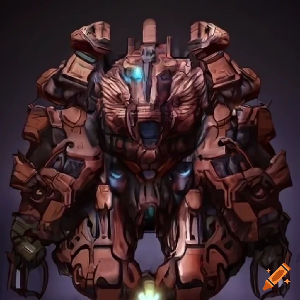 Polymorphism hybrid mech on Craiyon