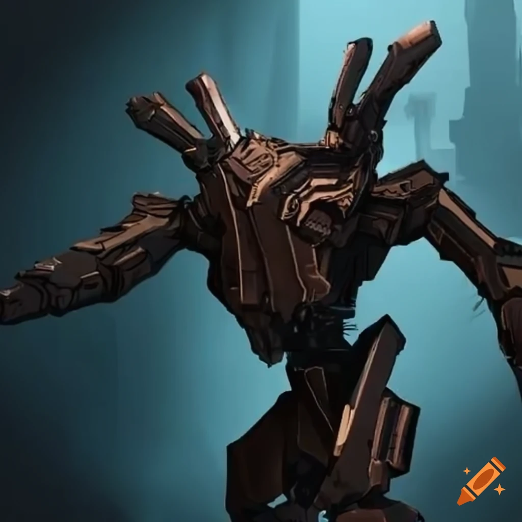 Polymorphism hybrid mech on Craiyon