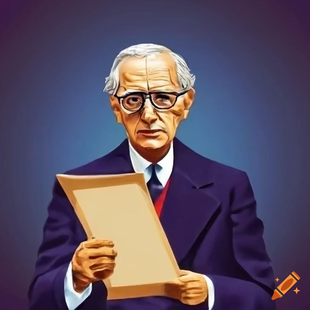 Louis Brandeis in the US Senate holding a scroll in action figure style ...