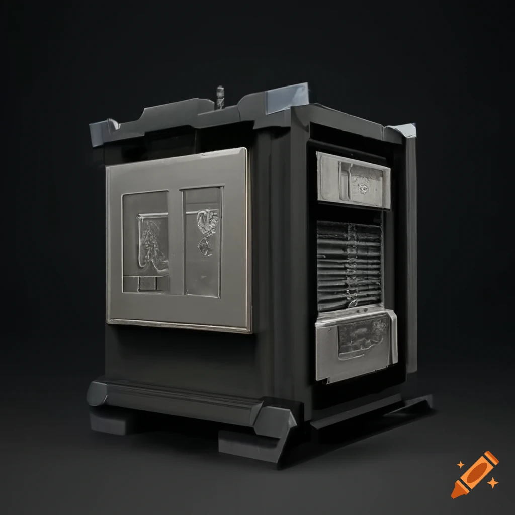 Transformer box with deus ex style design on Craiyon