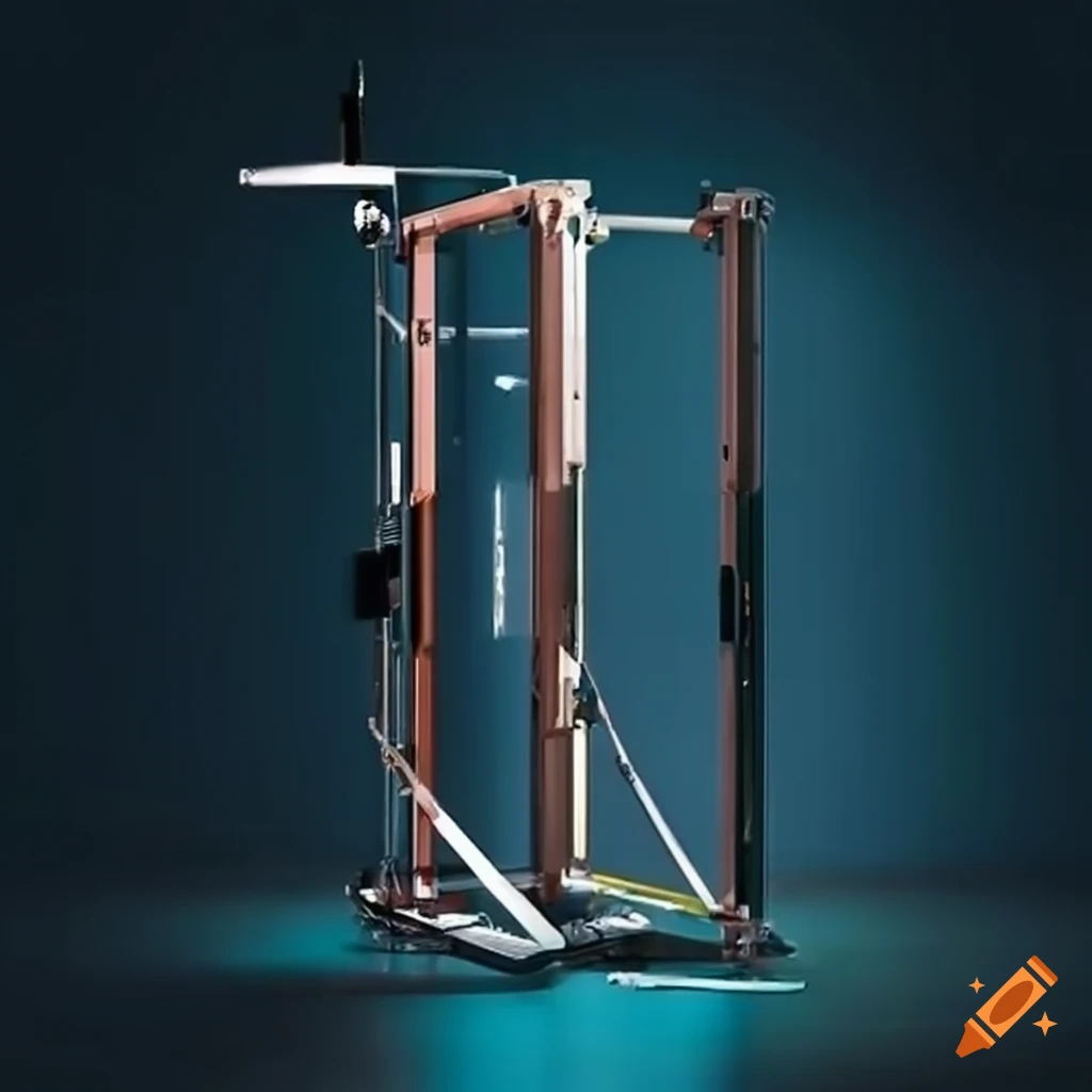 Vertical system lifts with a cable on Craiyon