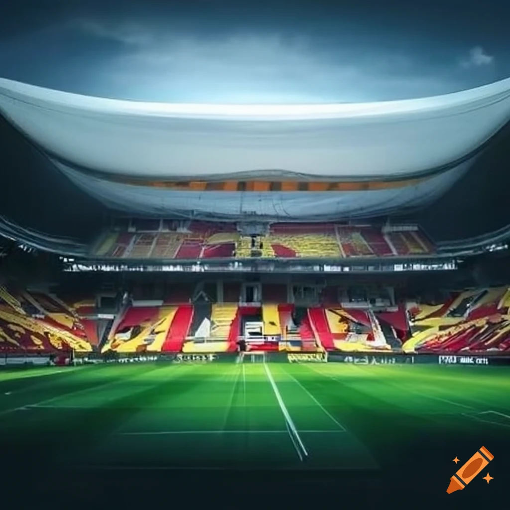 Rc lens football stadium on Craiyon