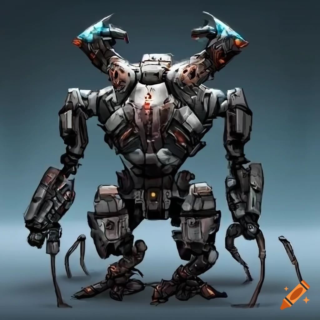 Polymorphism hybrid mech on Craiyon