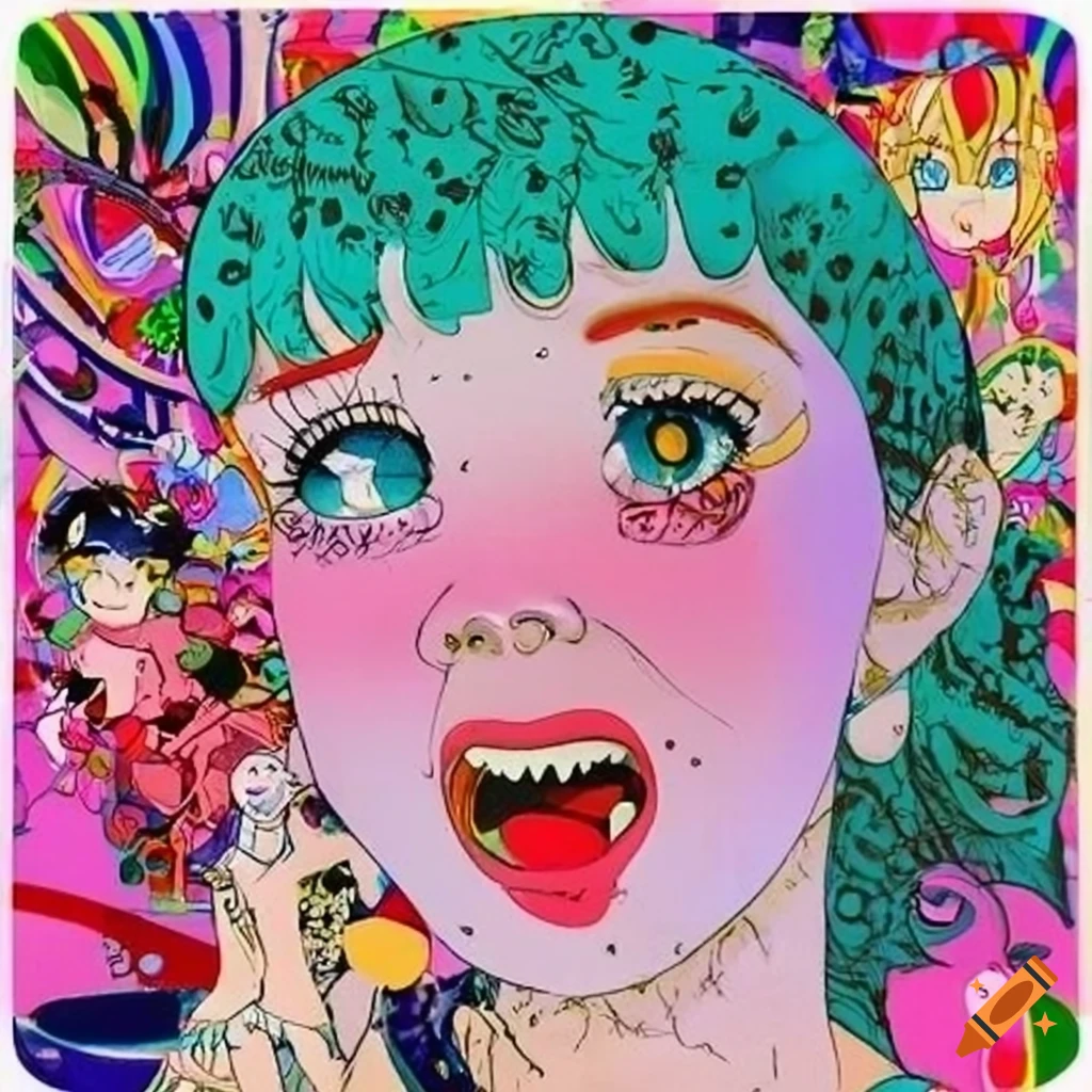 Stingray girl by alan aldridge and chiho aoshima on Craiyon