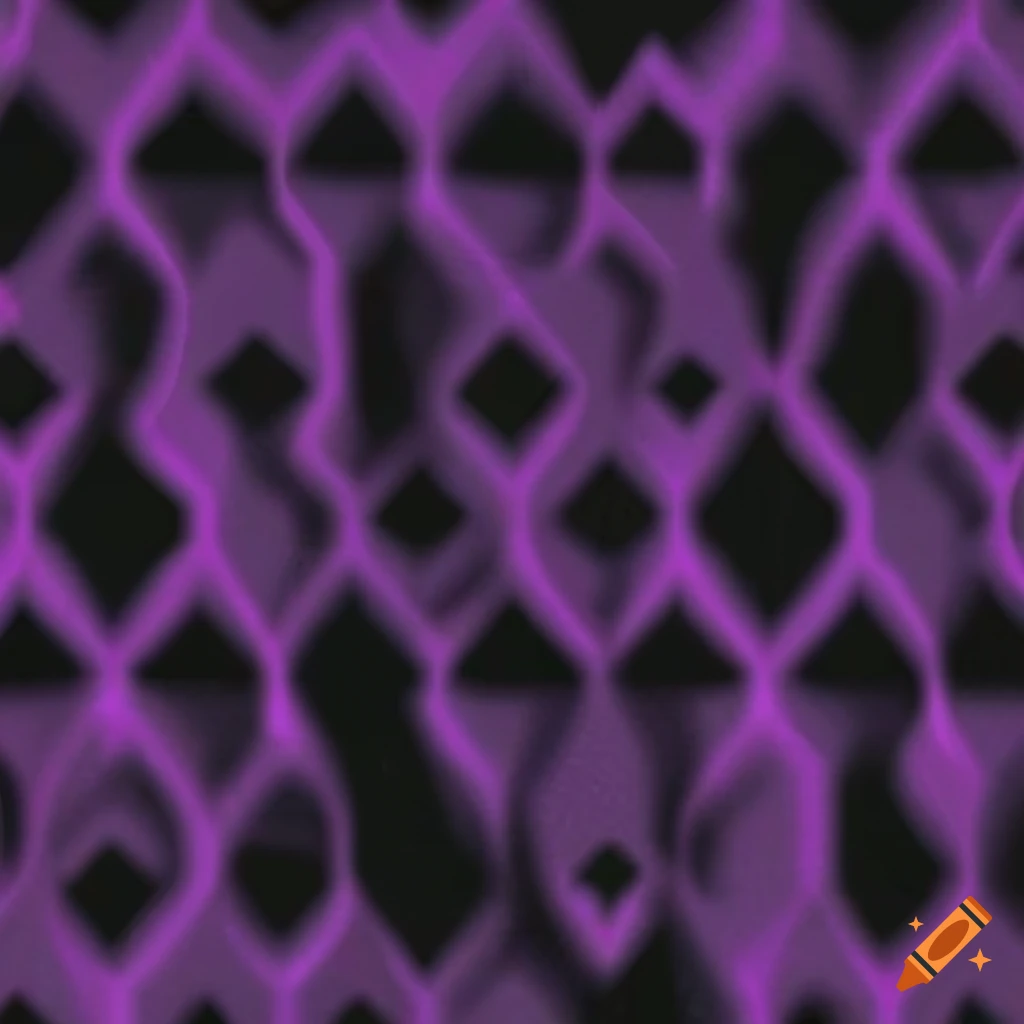 Seamless purple neon matrix glyphs on grey texture on Craiyon