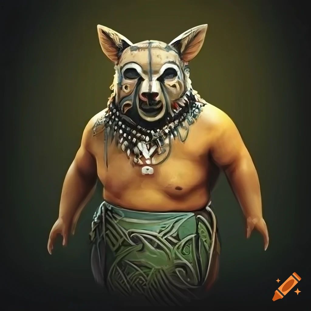 Illustration of native american spirit animals with oceanic and salish ...