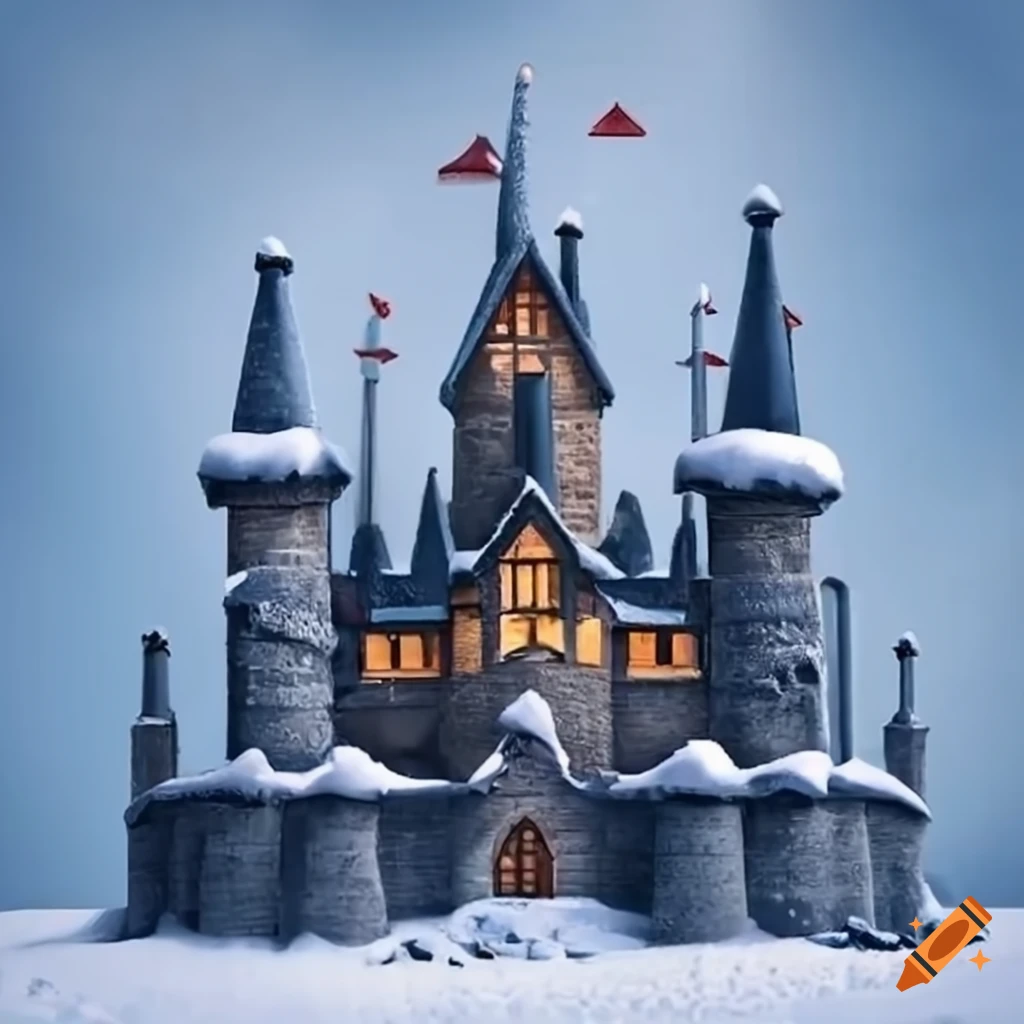 Small winter castle on Craiyon