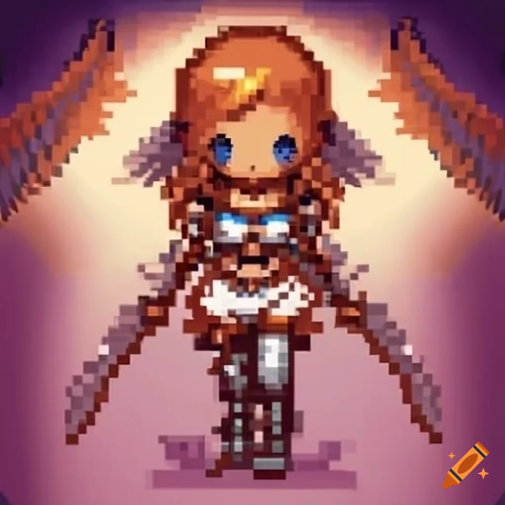 Battle angel sprite on Craiyon