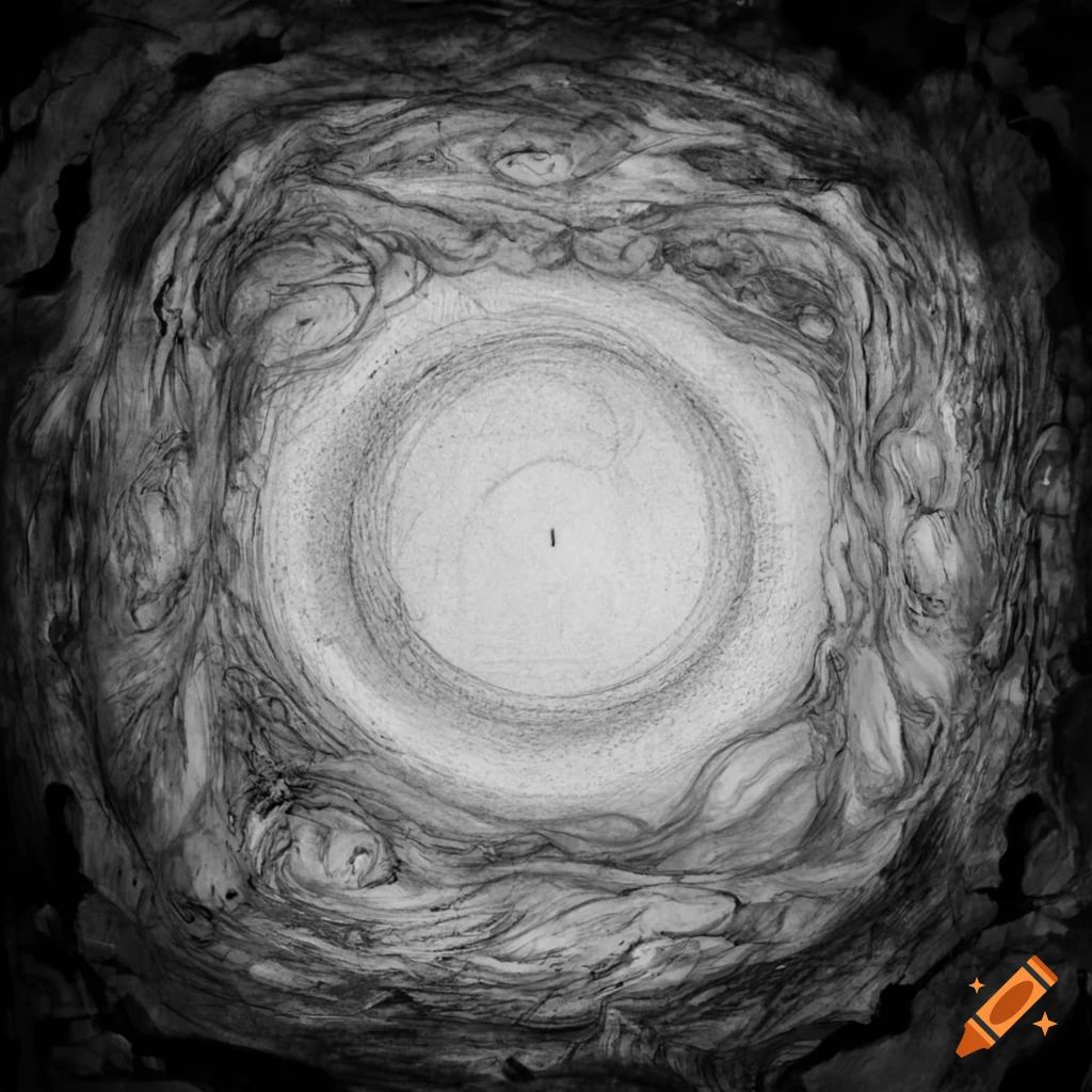 Empty void filled with distorted ethereal clocks on Craiyon