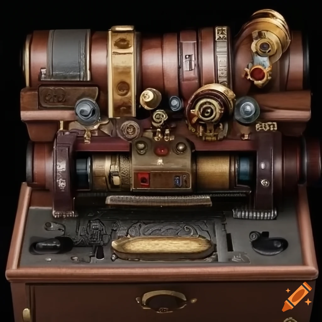 Steampunk super nintendo console on Craiyon