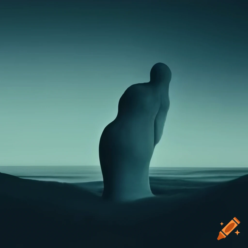 Human-shaped landscape inspired by max ernst's bodyscape photography on ...