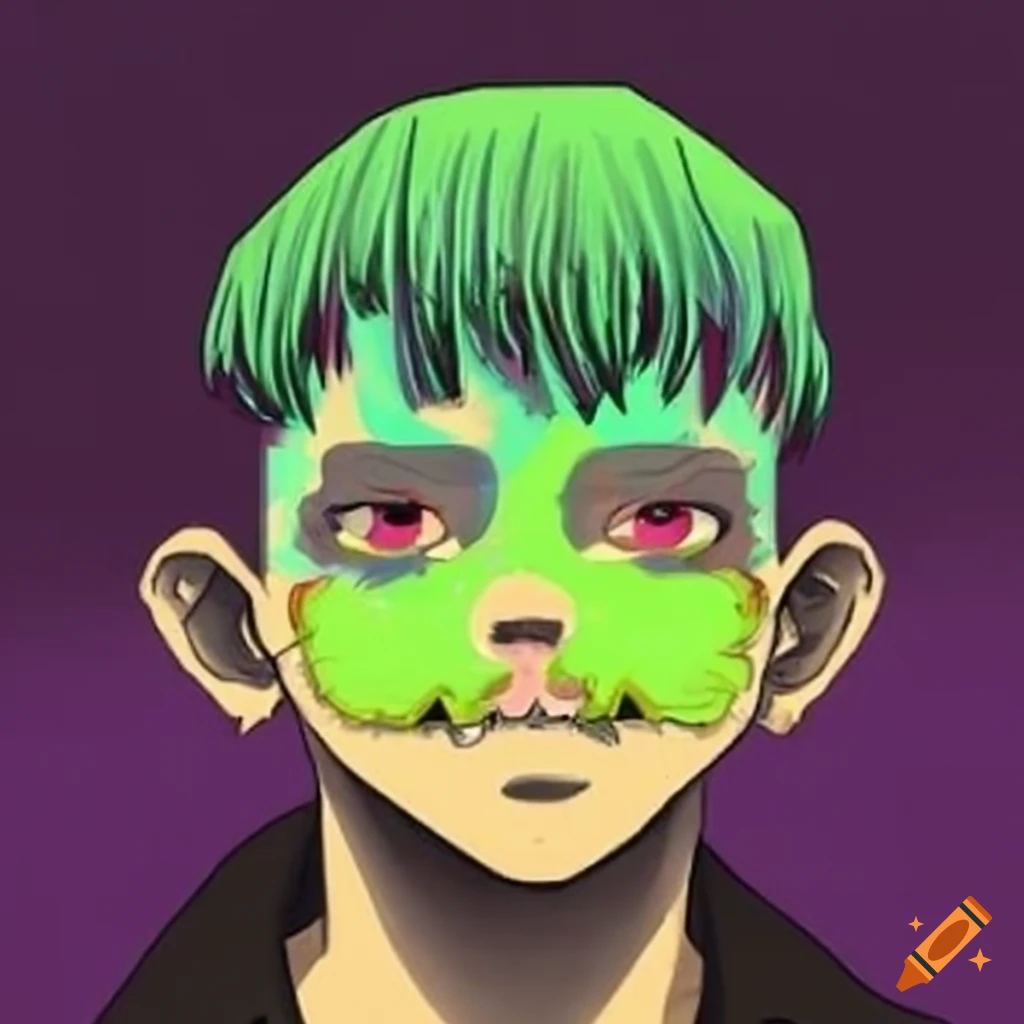 Comic villain representation of sulfur dioxide on Craiyon