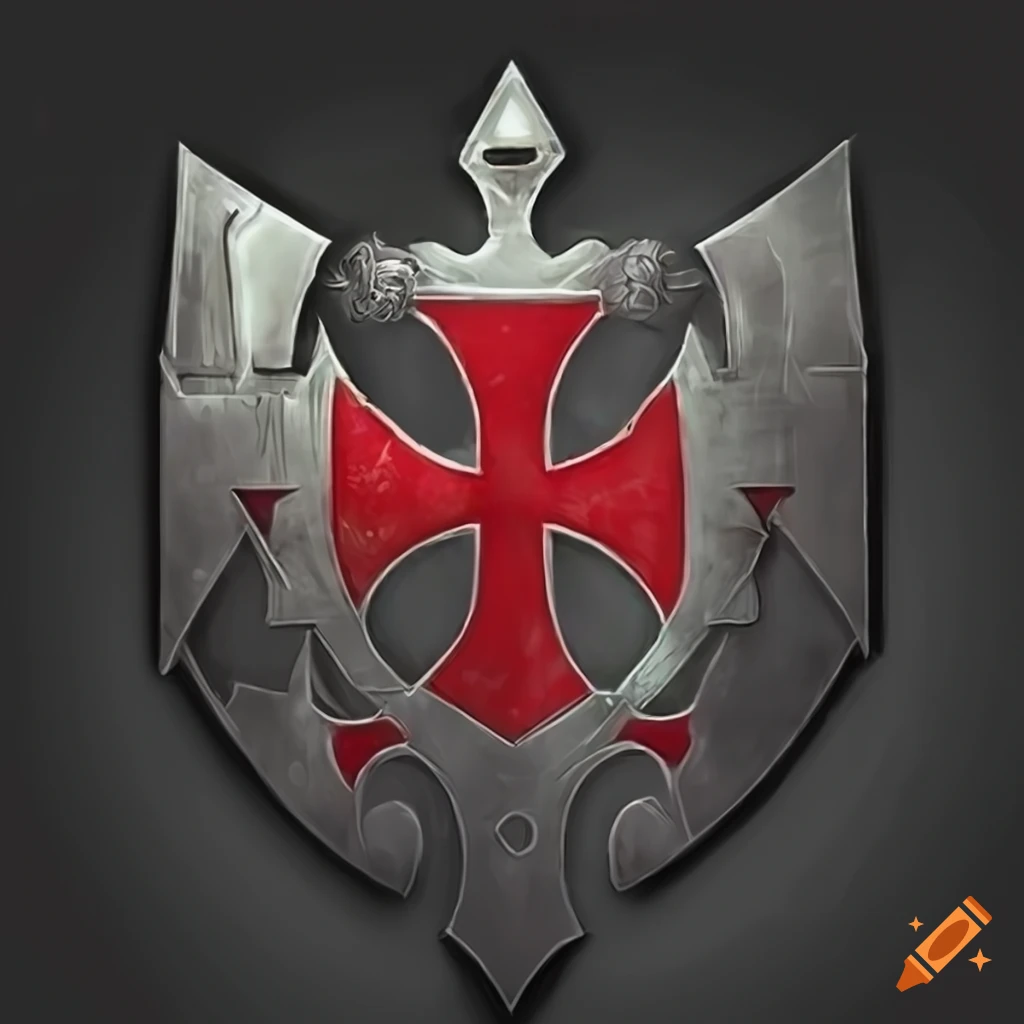 Symbol for futuristic Templar knights on Craiyon