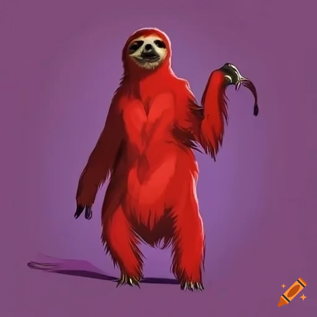 Red panda and sloth combined on Craiyon