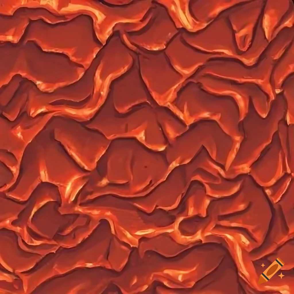 Red lava texture in vintage monochrome style on Craiyon