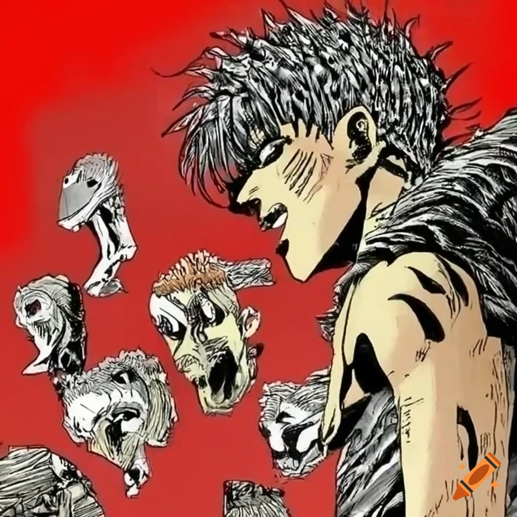 Comic strip with detailed and funny manga story in 4 panels on Craiyon