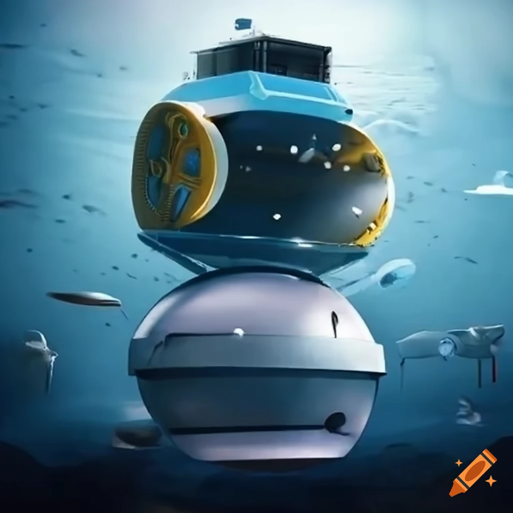 Floating houses robots on Craiyon