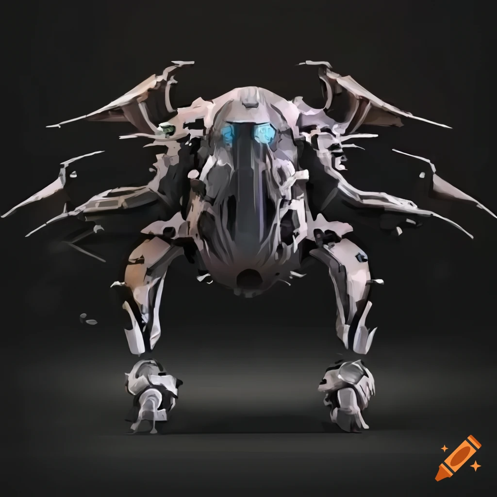 Polymorphism hybrid mech drone on Craiyon