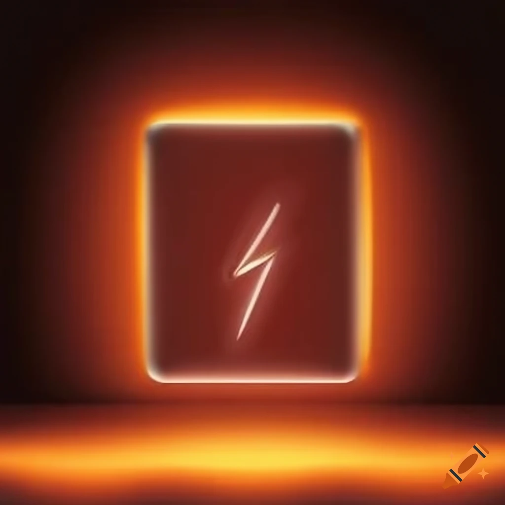 Rectangular shape with voltage sign on Craiyon