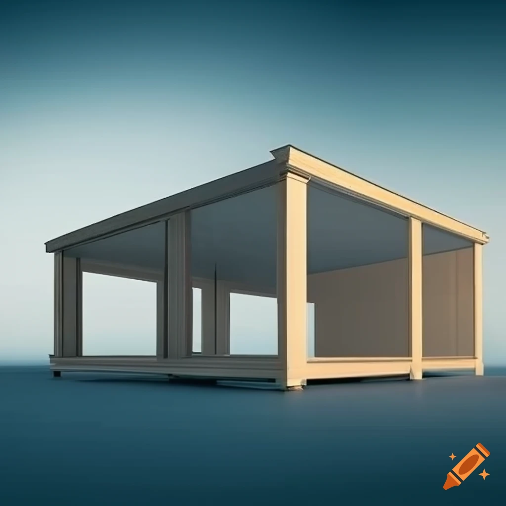 Veranda 3d structure on Craiyon