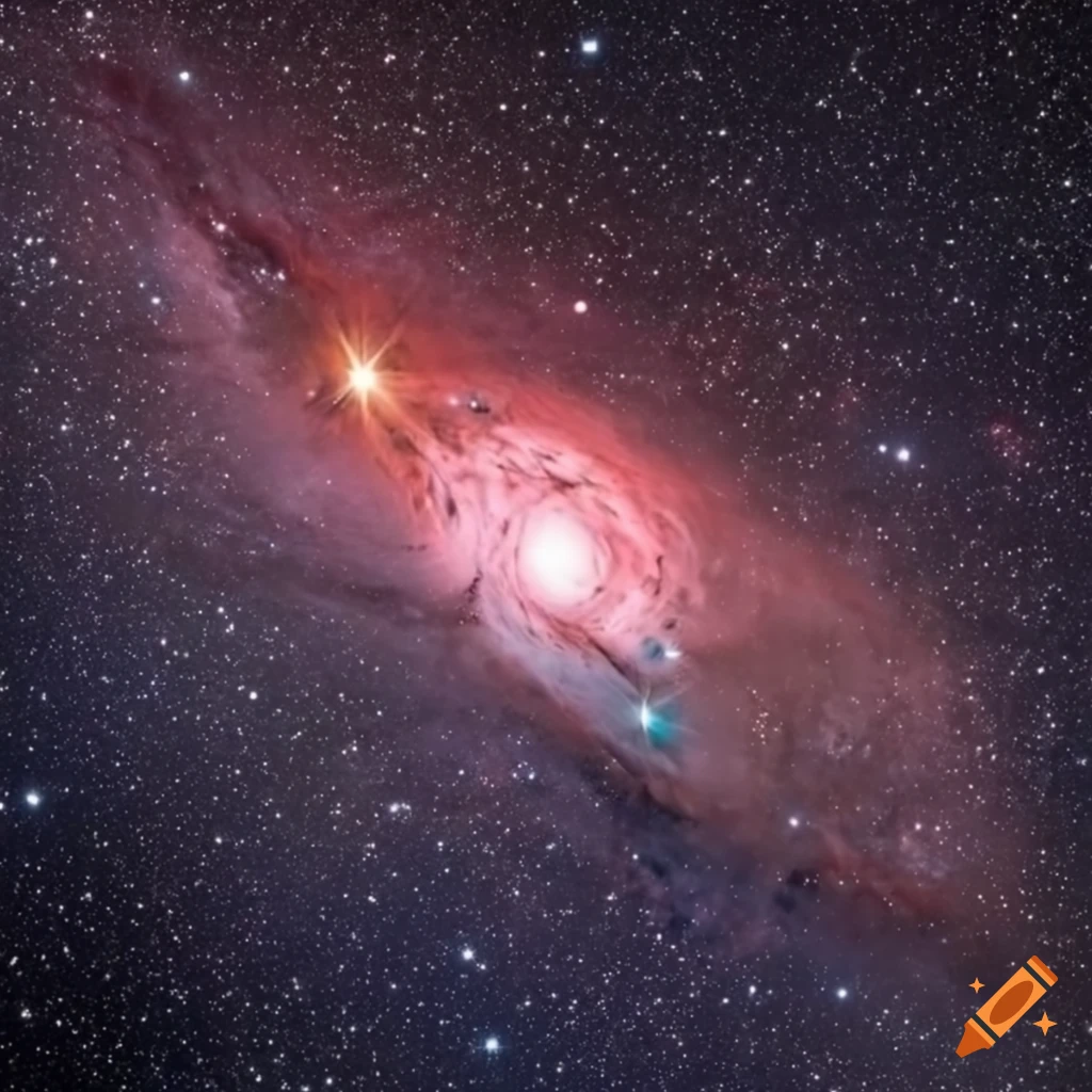 Outer space with planets and stars on Craiyon