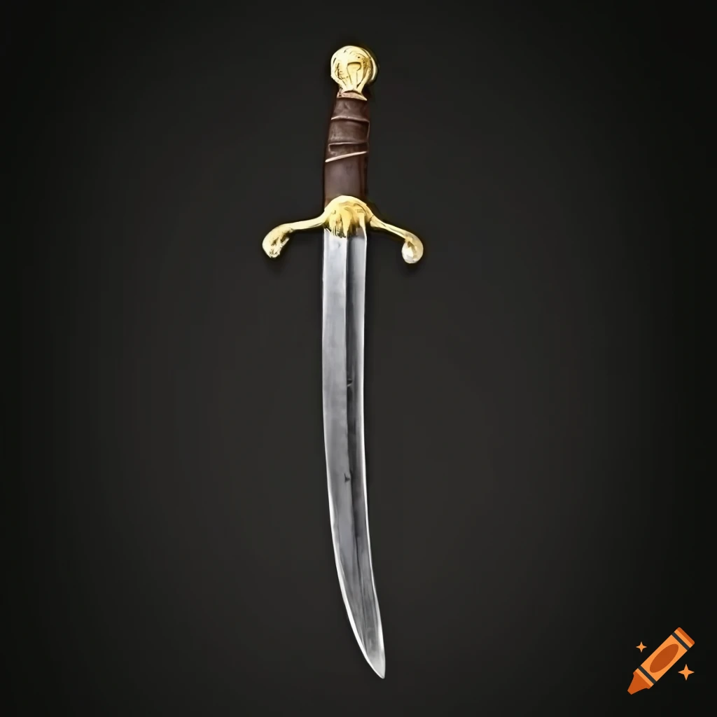Medieval sabre on Craiyon