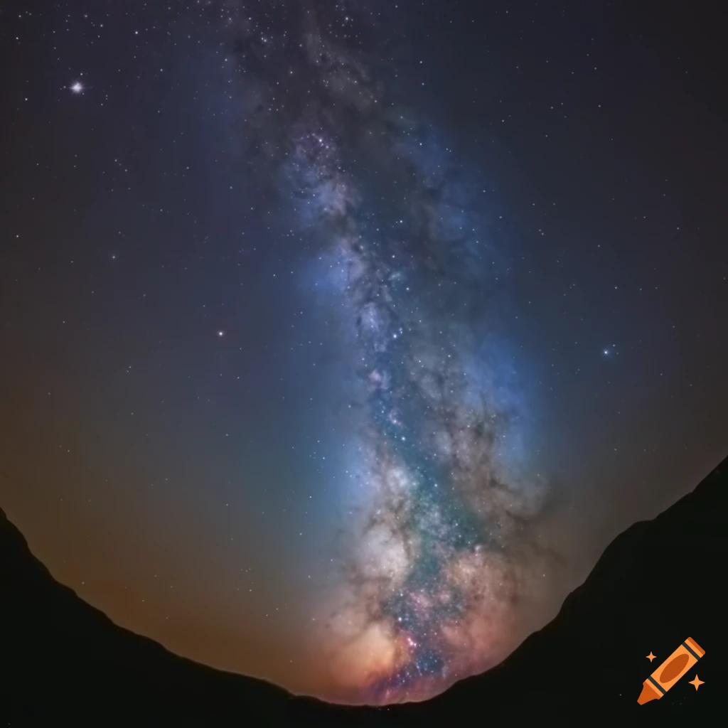 The milky way galaxy in space on Craiyon