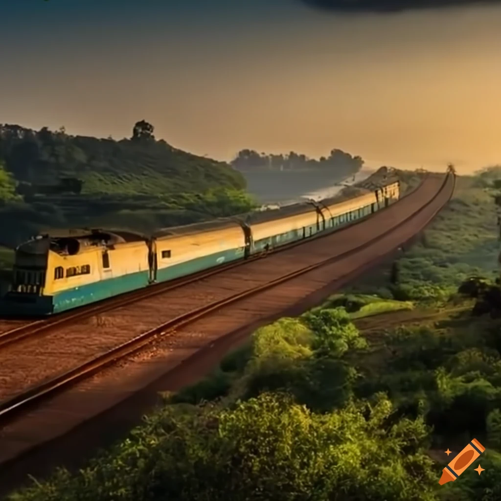 Future train in rwanda 2035 on Craiyon