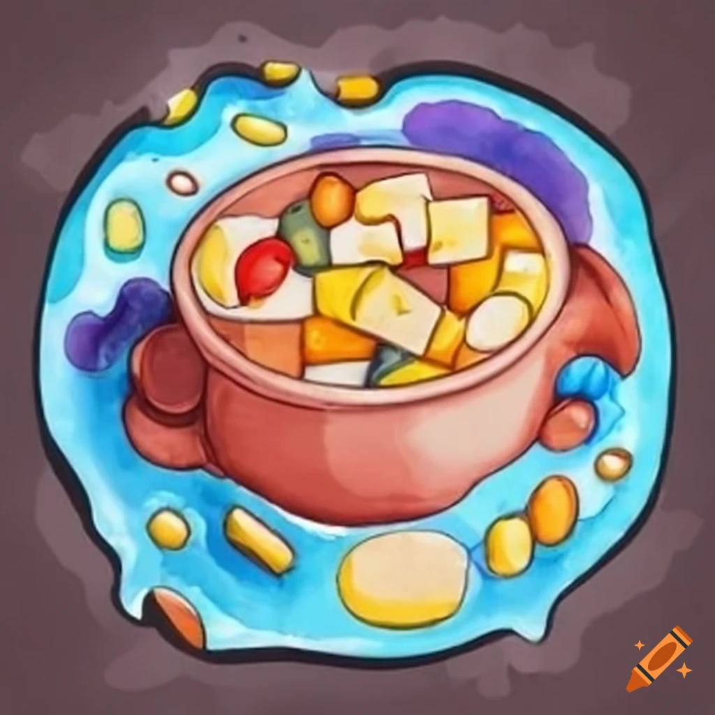 Melting board game pieces in a pot on Craiyon