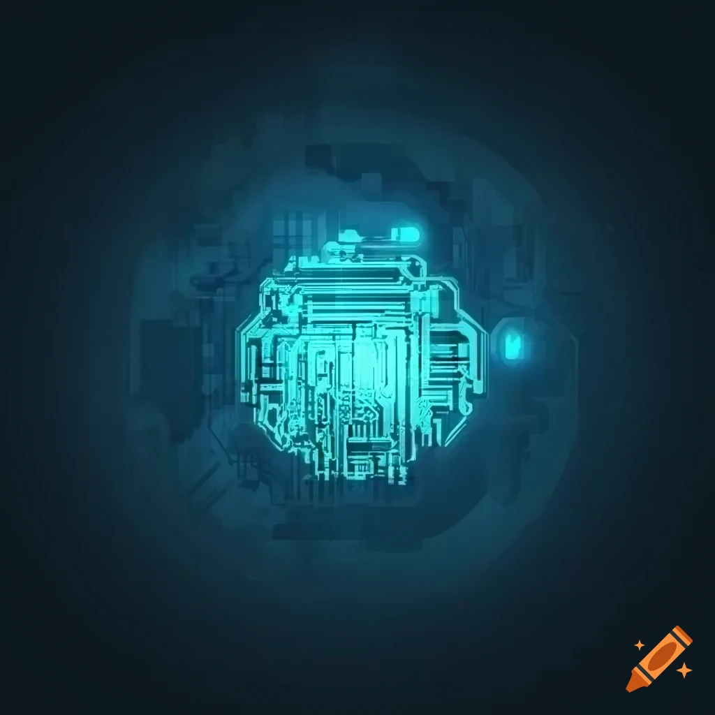 Image processing and artificial intelligence sdk logo on Craiyon