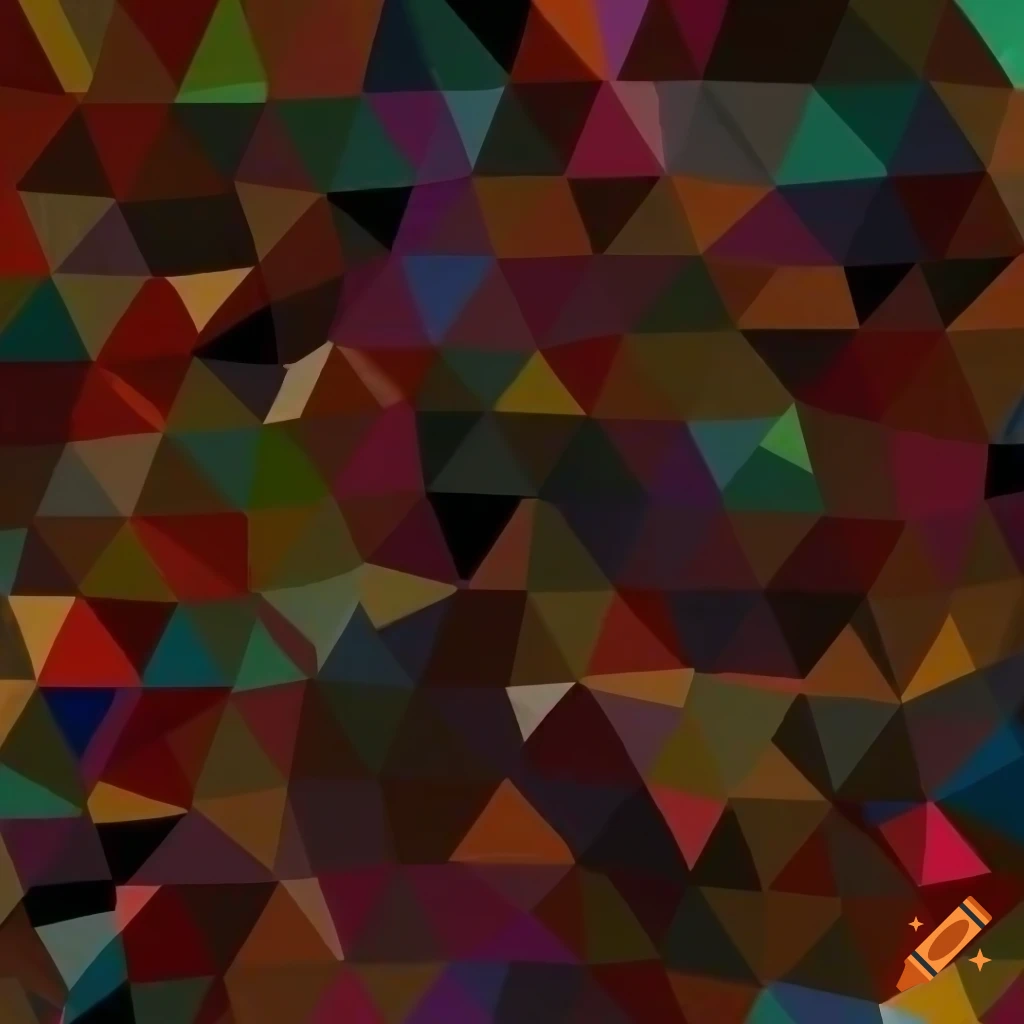 Scattered random polygons texture on Craiyon