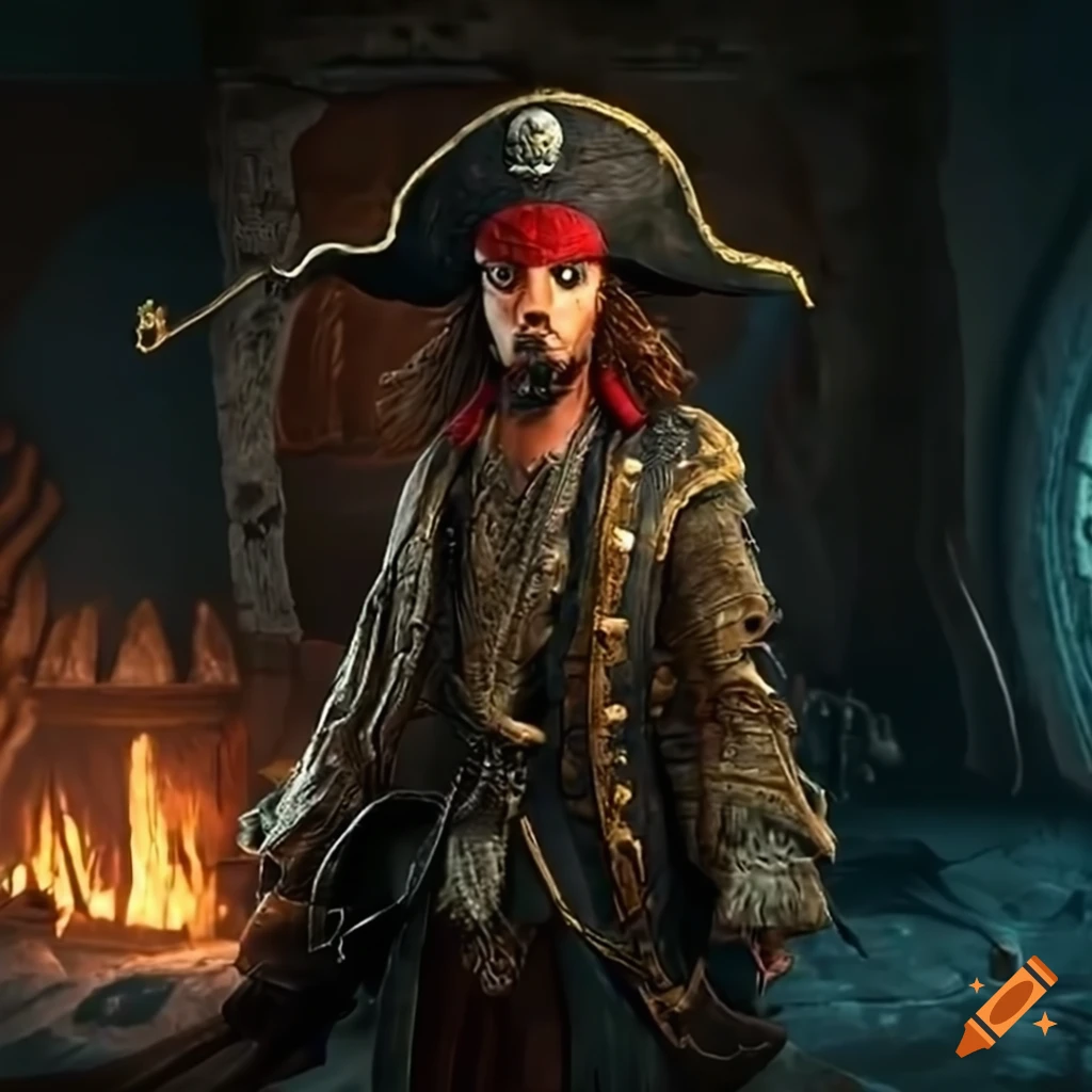 Epic gaming adventure with Pirates of the Caribbean inspired graphics ...