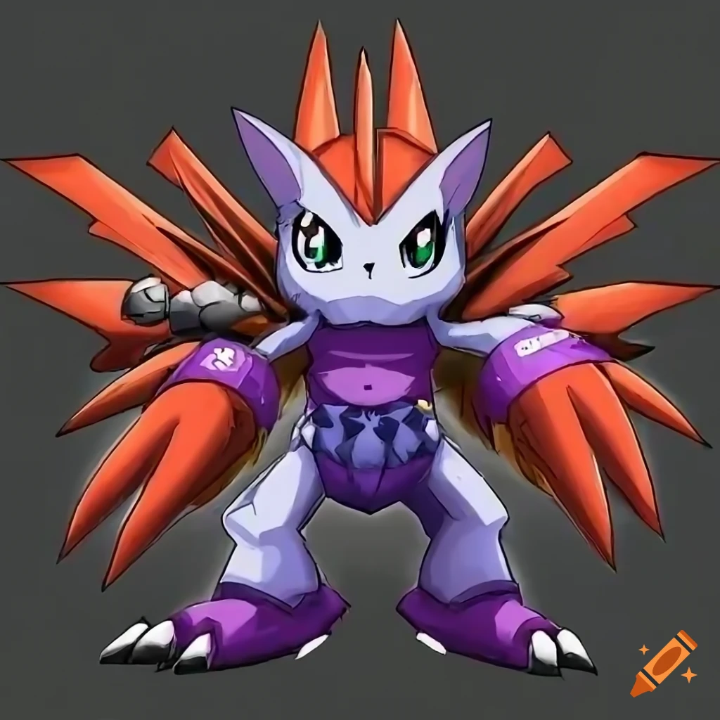 Hornet Digimon illustrated in Tetsuya Nomura style on Craiyon