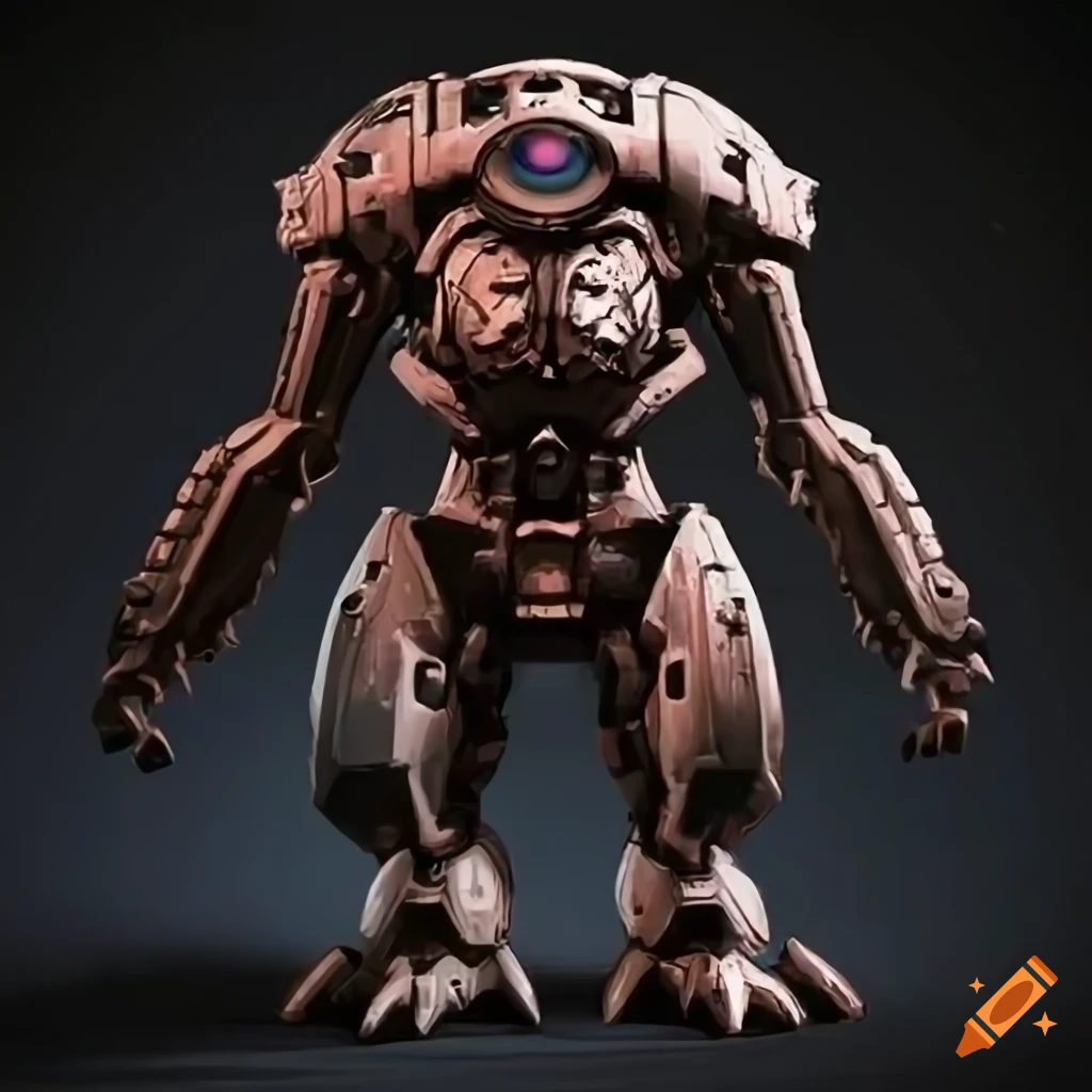 Polymorphism hybrid mech enigma on Craiyon